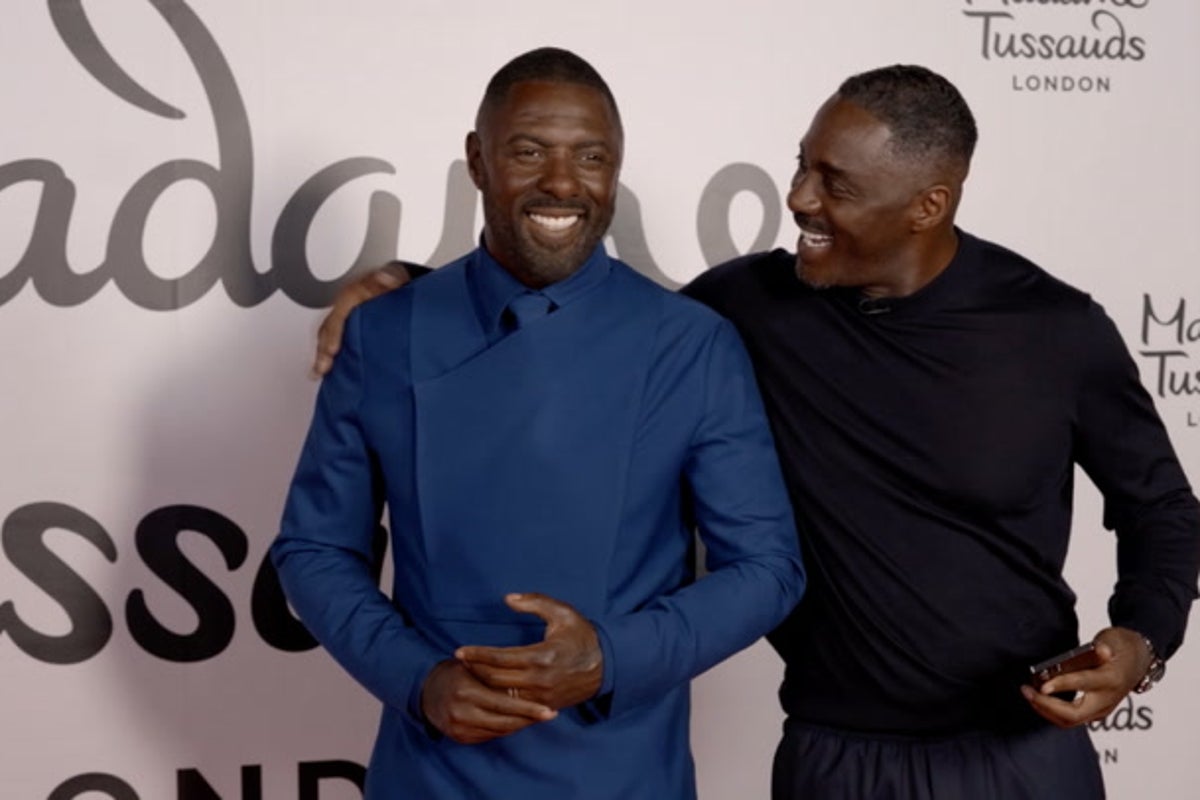 Idris Elba 'speechless' after using waxwork to unlock his own phone