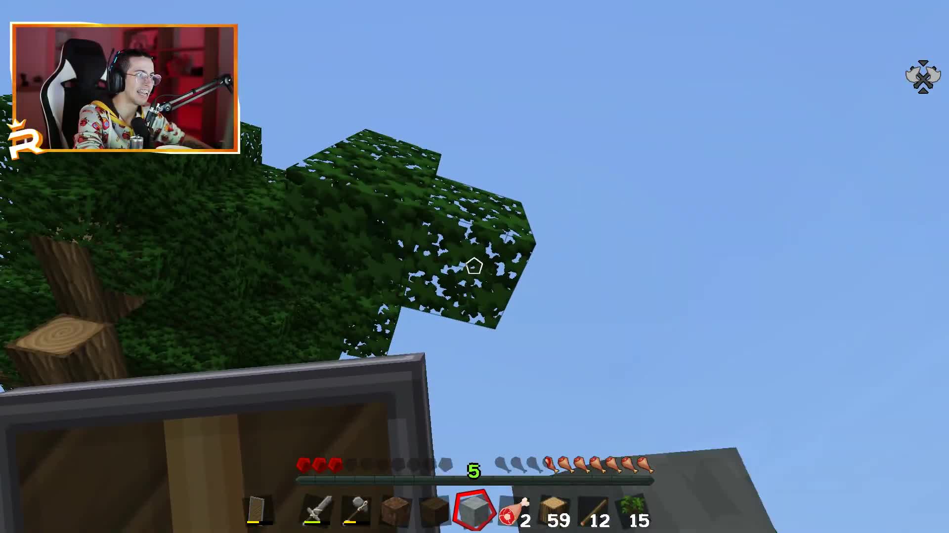 La bruja y los invasores me atacan! | Minecraft #8