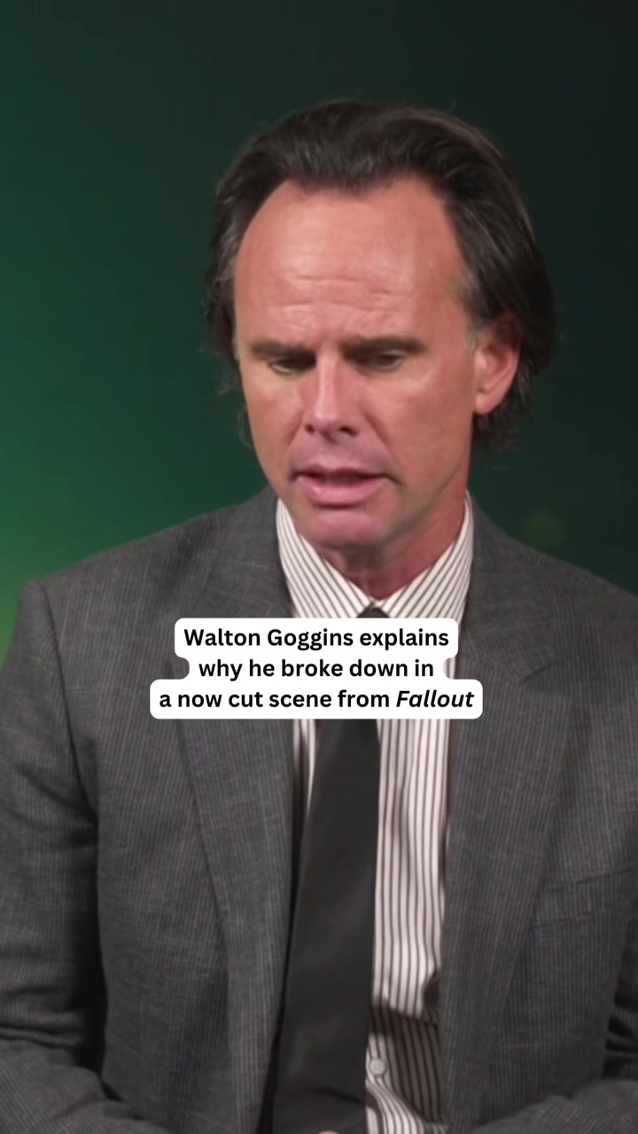 Walton Goggins broke down in a now cut scene in ‘Fallout’