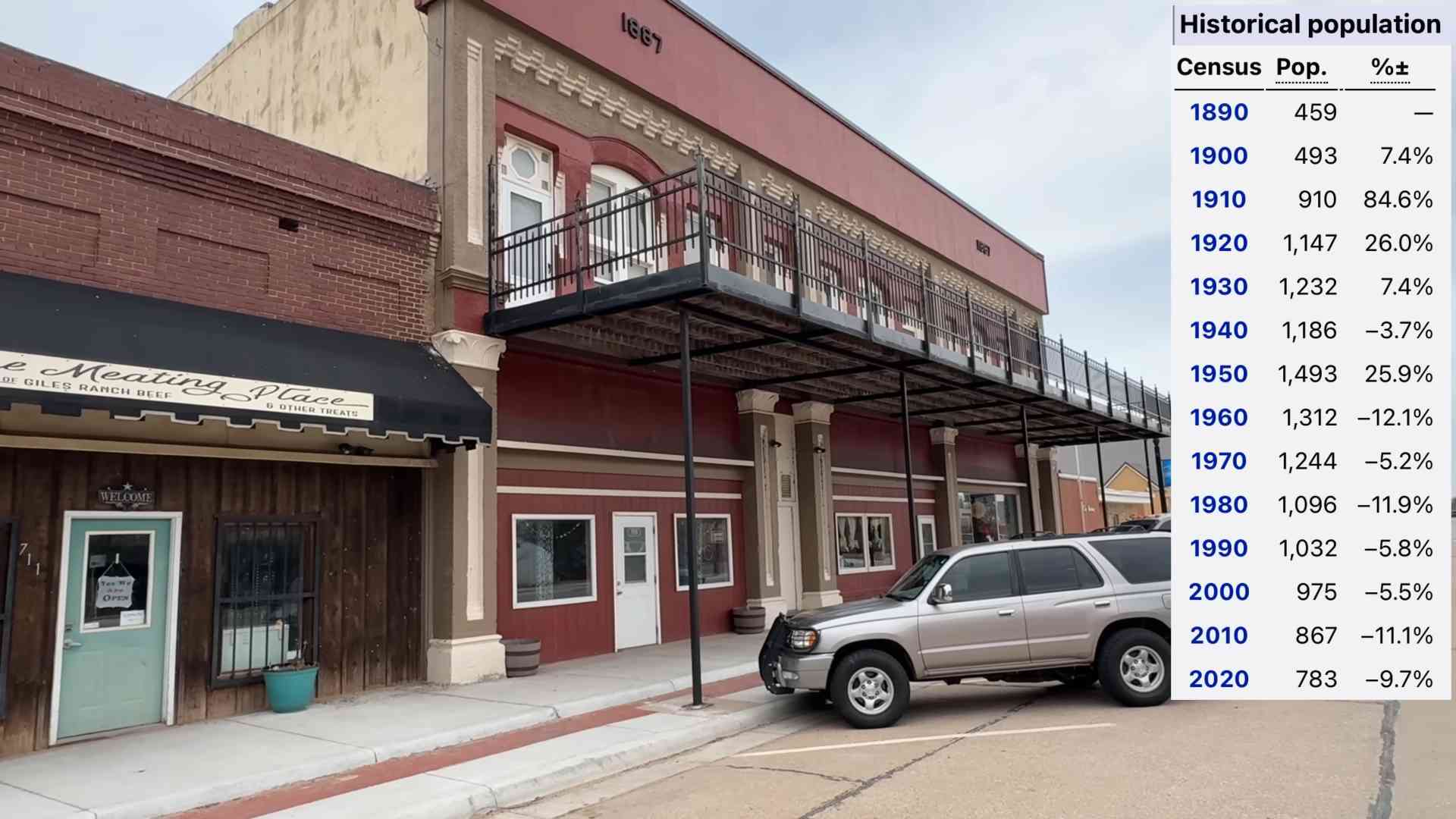 Ashland, Kansas | Population 783 | small town, USA (2160p_30fps_AV1 ...