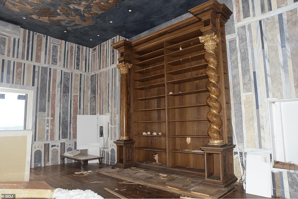 Inside Epstein's temple with dirty mattress and coded symbols