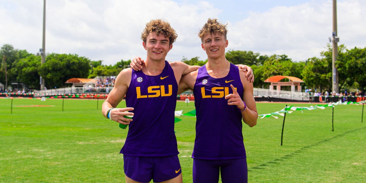 These teammates broke a world record in the three-legged mile