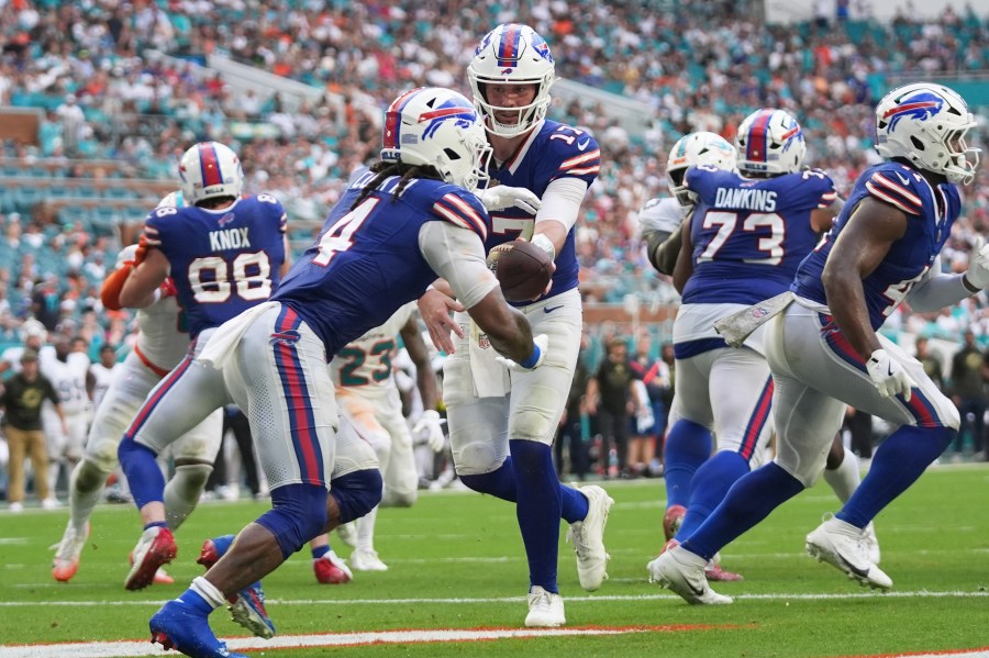 Bills QB Josh Allen, RB James Cook, LT Dion Dawkins selected to Pro ...