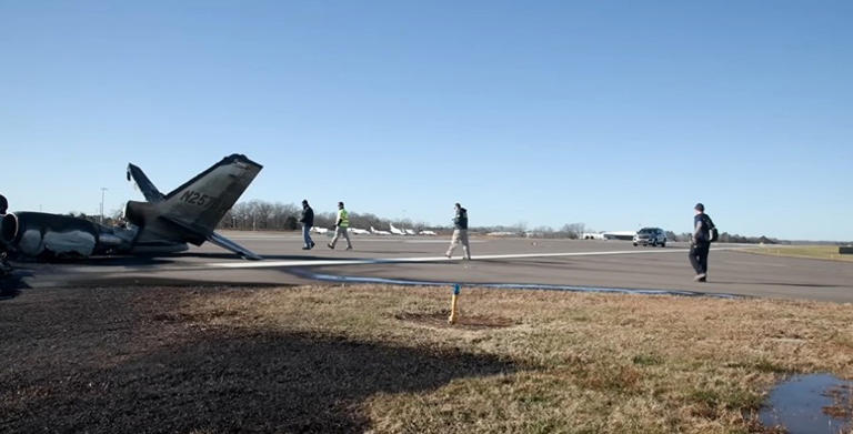 NTSB releases footage of Statesville plane wreckage