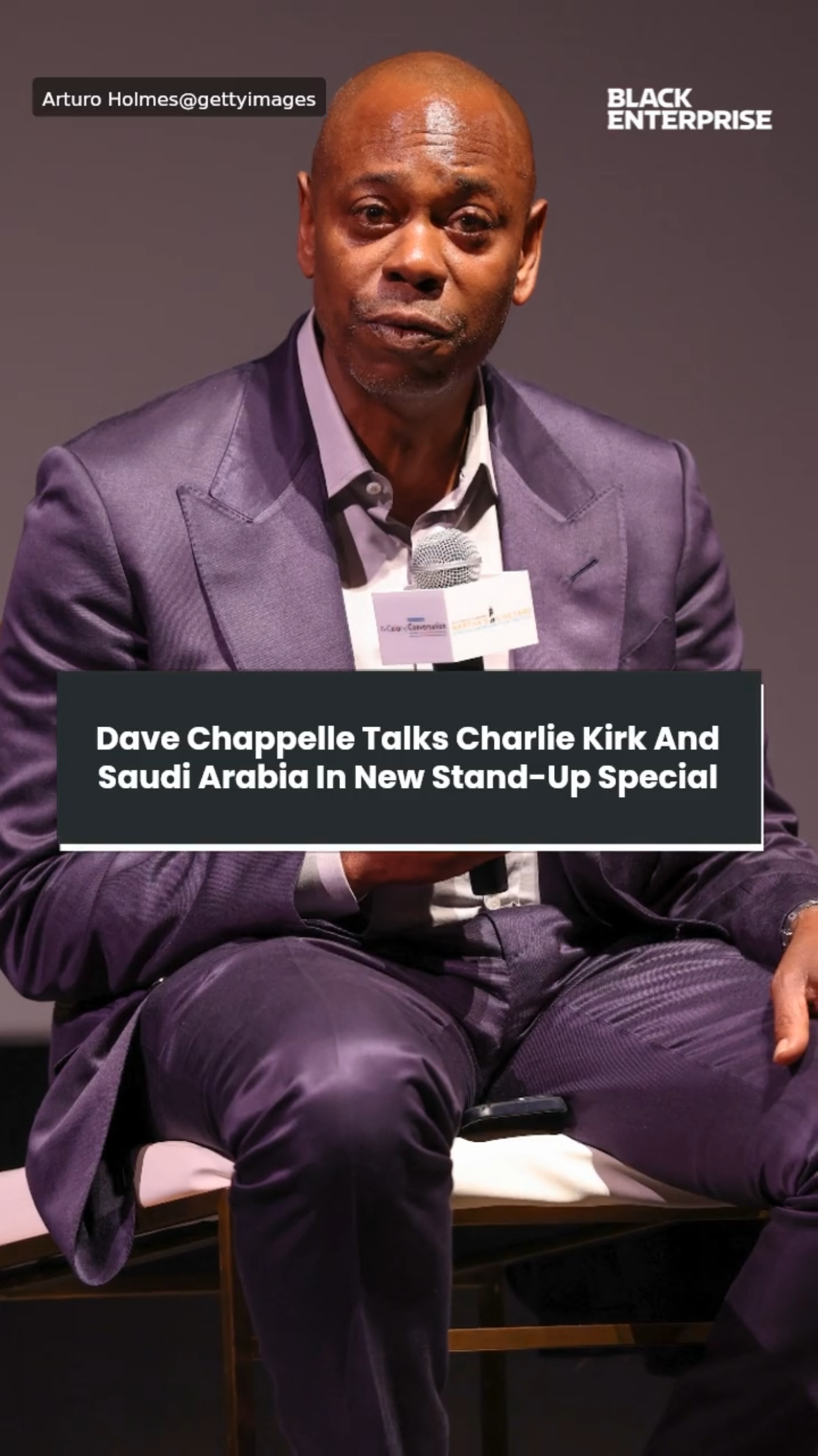 Dave Chappelle talks Charlie Kirk and Saudi Arabia in new stand-up special