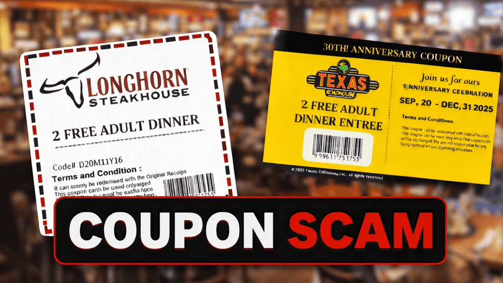 Scam alert: Amarillo police issue warning about fake restaurant coupons