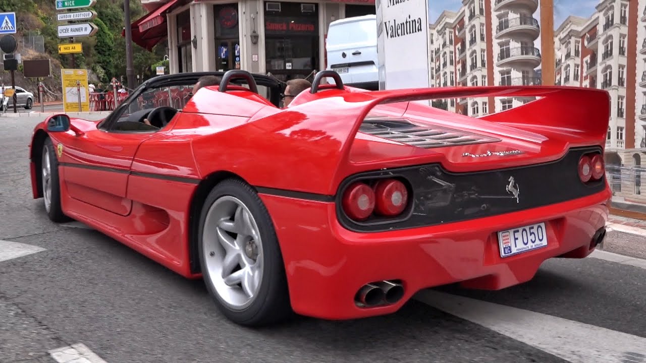 Mieux qu'une F40?😍 Ferrari F50 hurle dans Monaco 🔥