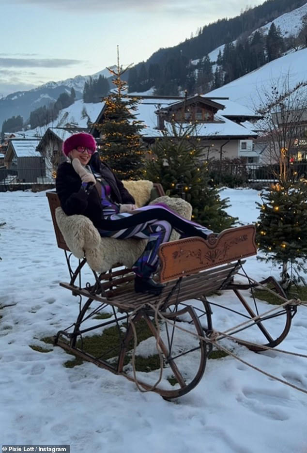 Baby's first Austrian Christmas: Pixie Lott shares a glimpse into her ...
