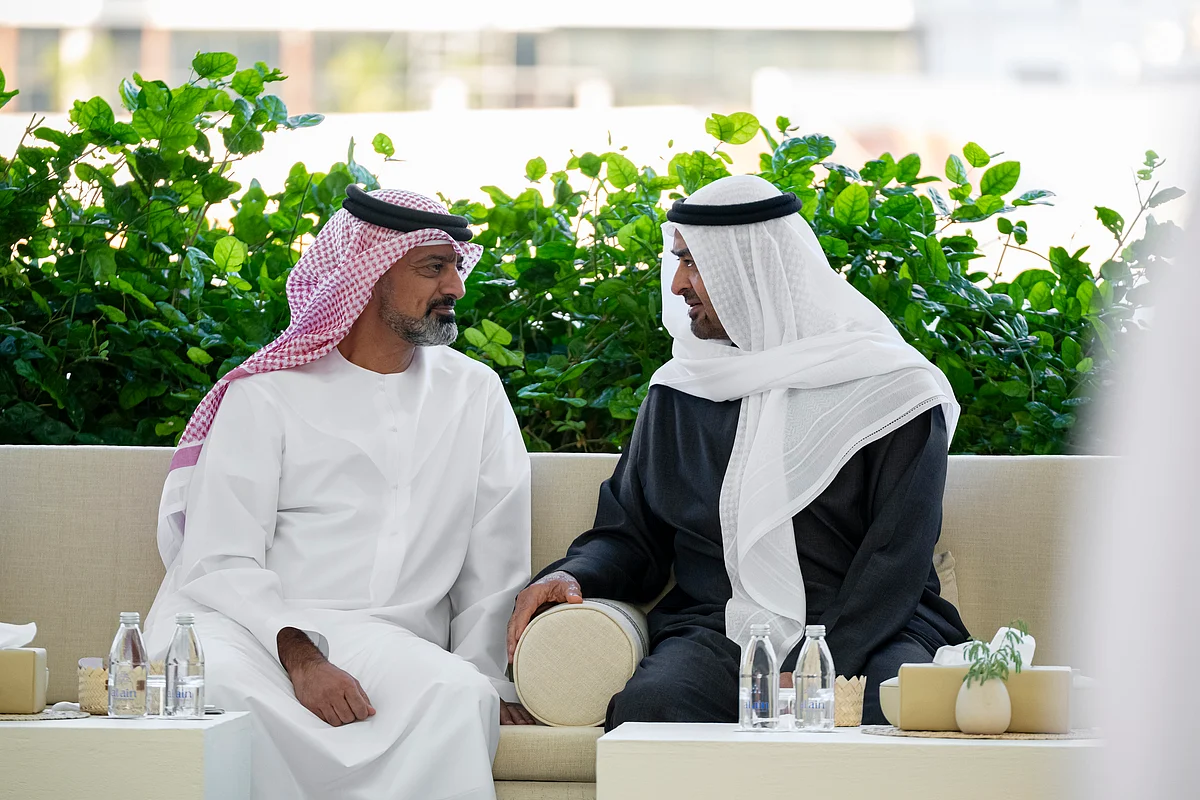 Watch: Sheikh Mohamed receives Ajman Crown Prince in Abu Dhabi