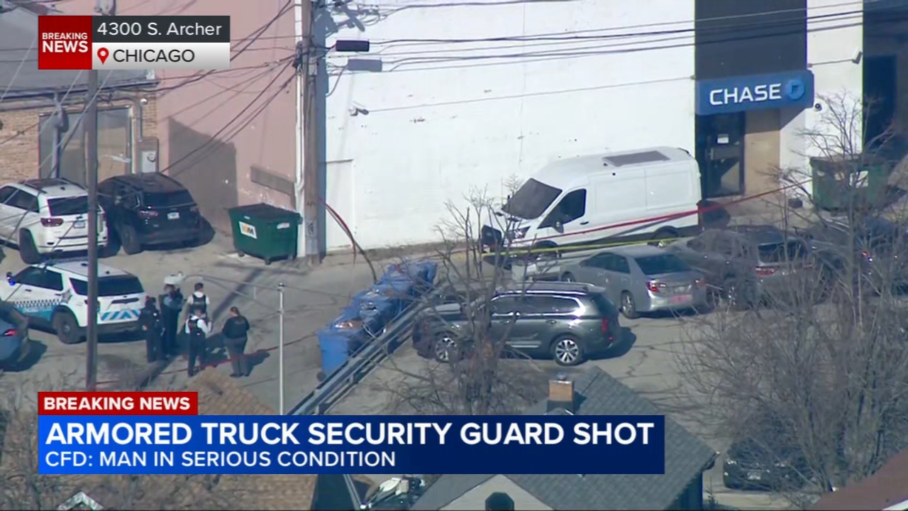 Armored truck security guard shot, seriously injured during SW Side ...