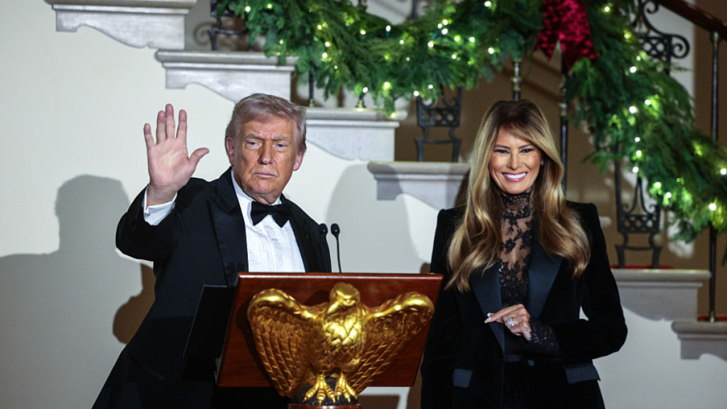 President Trump and First Lady Melania Trump release Christmas portrait
