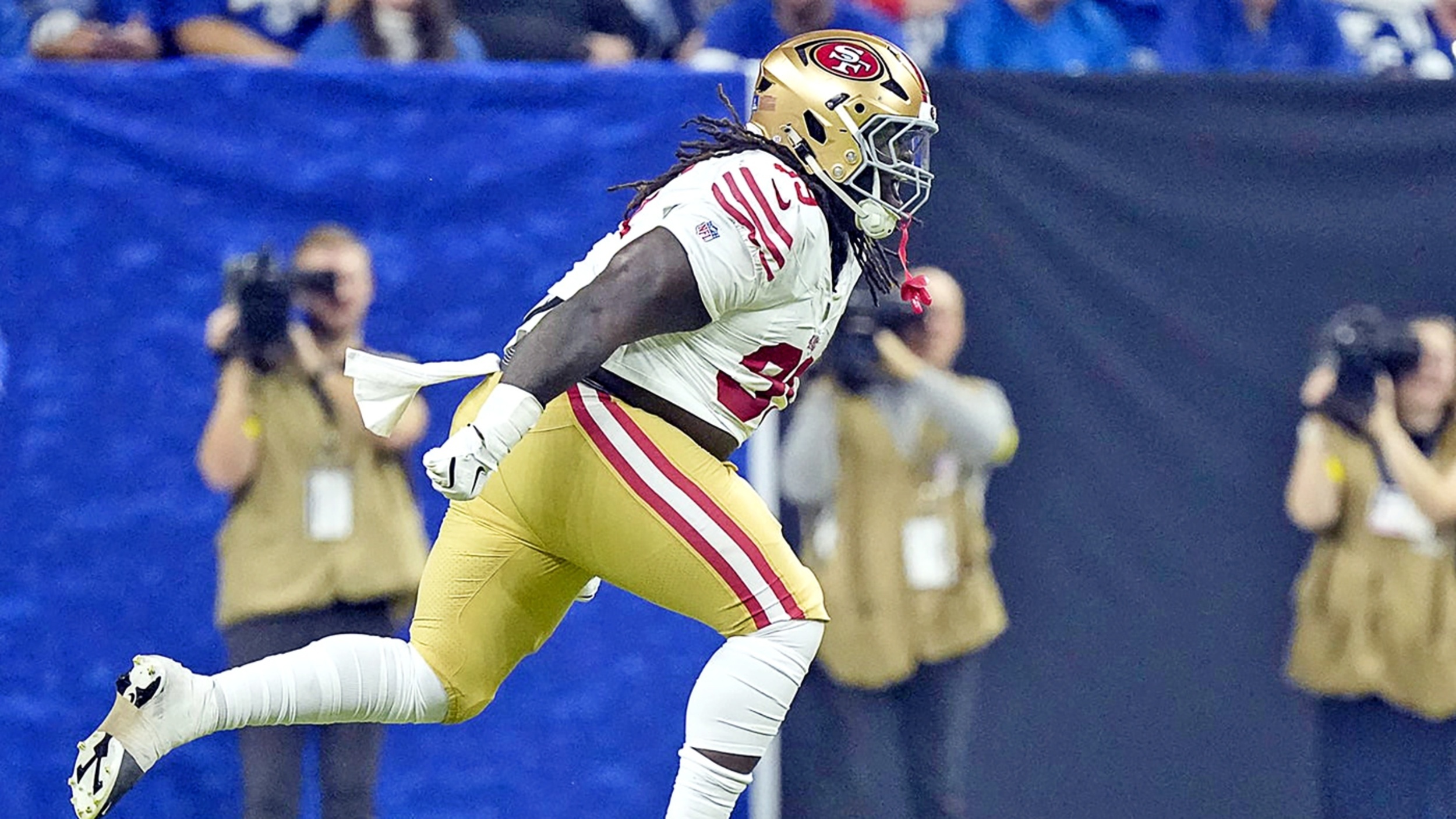 49ers rookie CJ West reflects on first career sack—against Philip Rivers