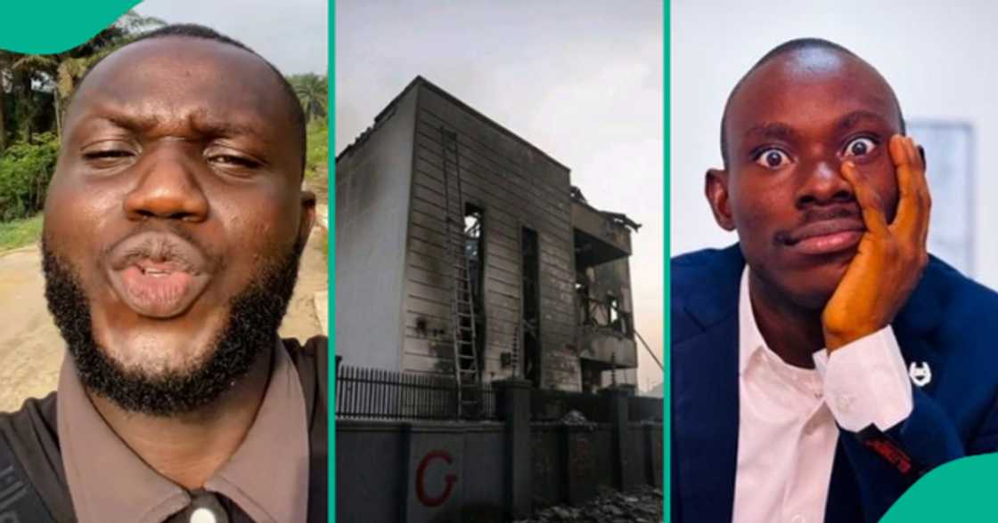 Eyewitness debunks reports that GehGeh's house got burnt, posts video