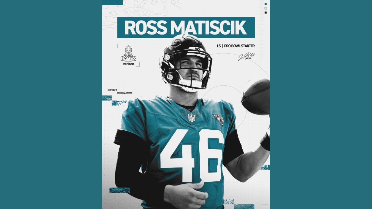 Jaguars Ross Matiscik earns third Pro Bowl nod, 4 Jags including ...