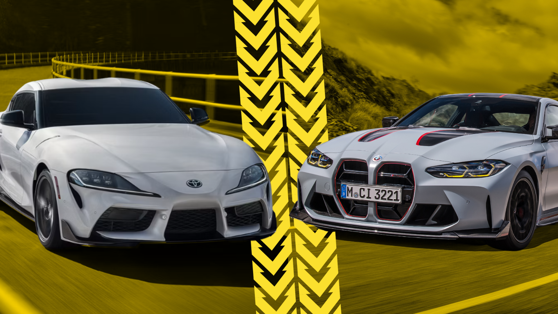 Toyota GR Supra vs BMW M4 CSL, JDM legend meets German track beast