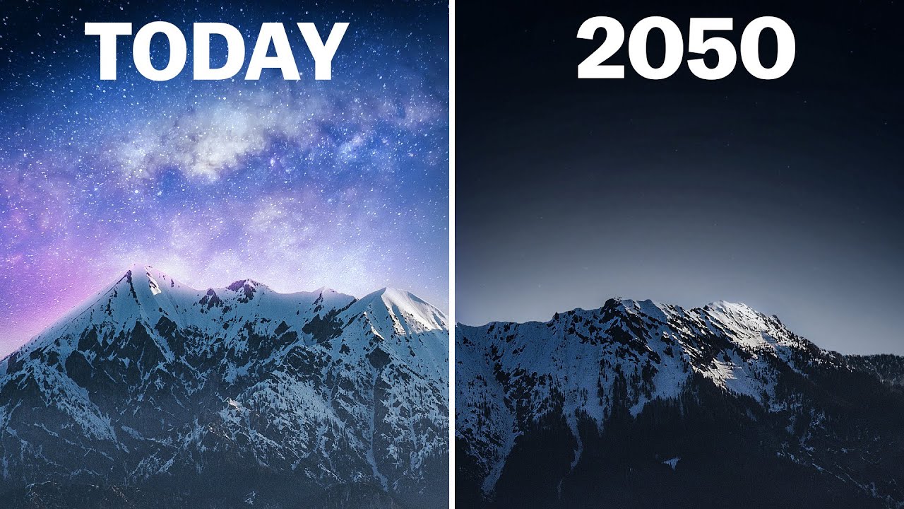 When Los Angeles saw the stars: A night without light pollution