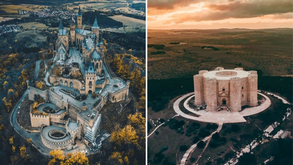 Castles with designs that challenge medieval logic