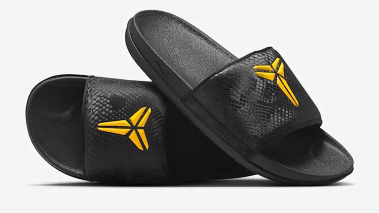 Kobe Bryant's Nike slides get 3 new Lakers colorways