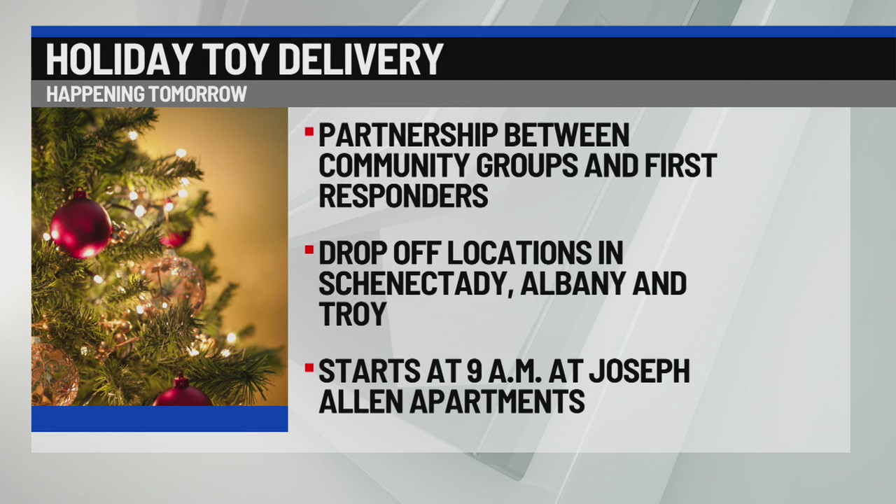 Holiday gift drop off set for Albany, Schenectady, Troy