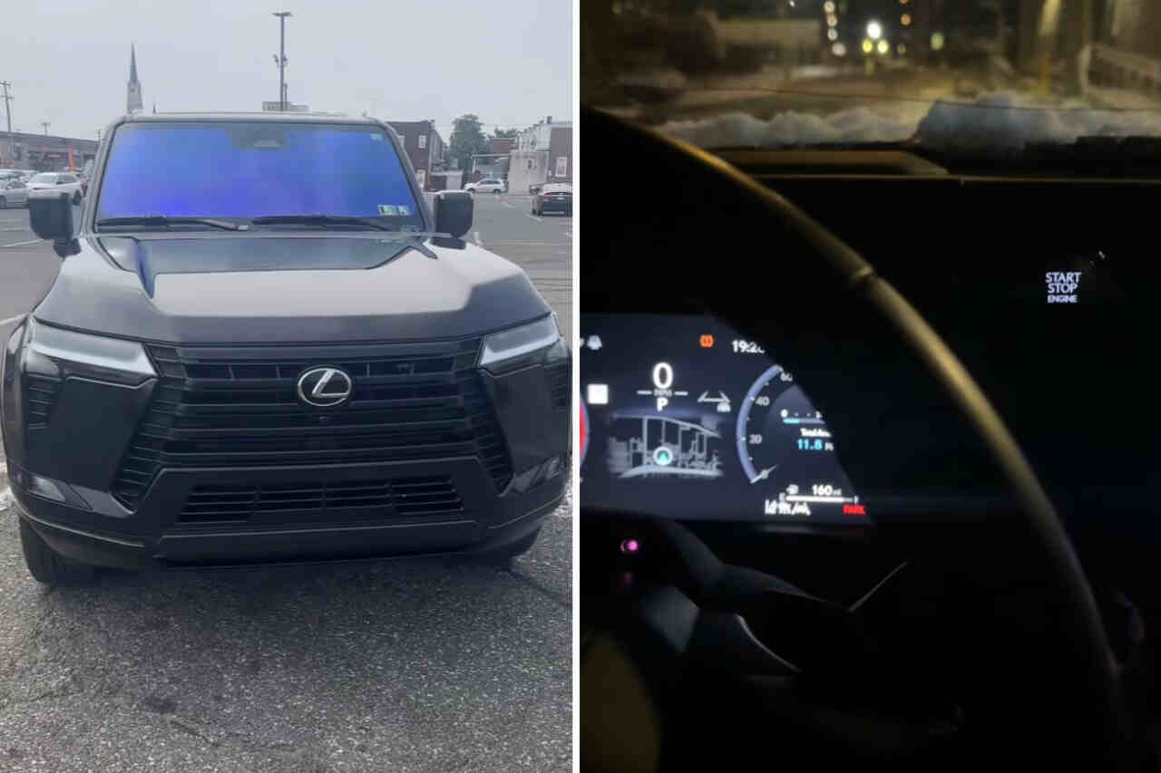 Lexus owner turns on defroster to melt ice on windshield and ends up ...