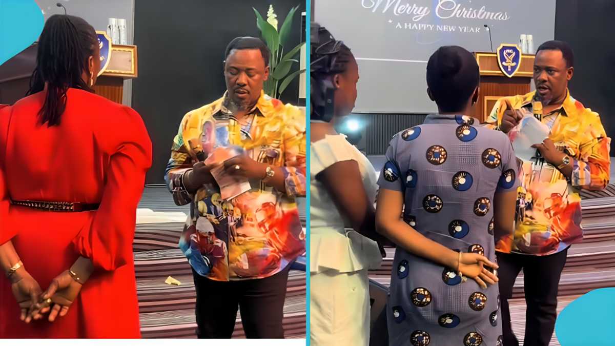 Nigel Gaisie shows kindness, gifts church members money for Christmas ...