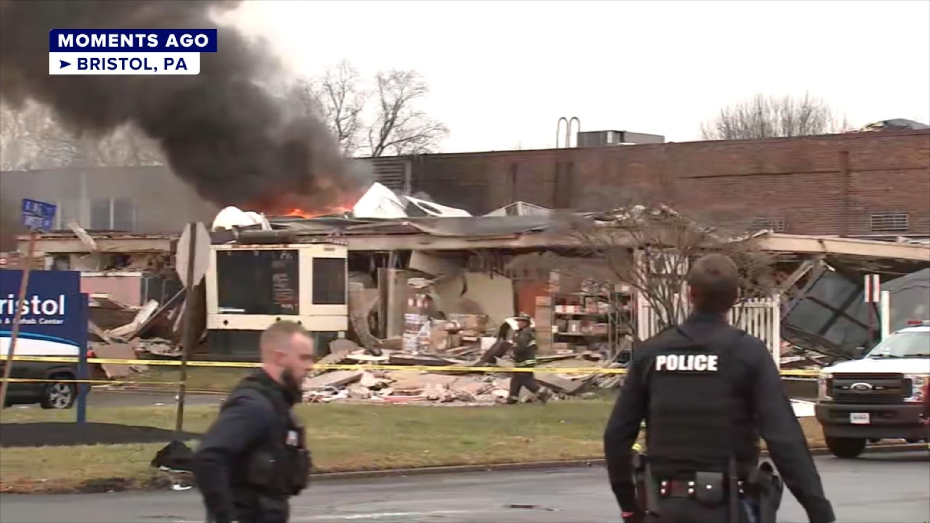 Massive fire erupts at nursing home in Pennsylvania