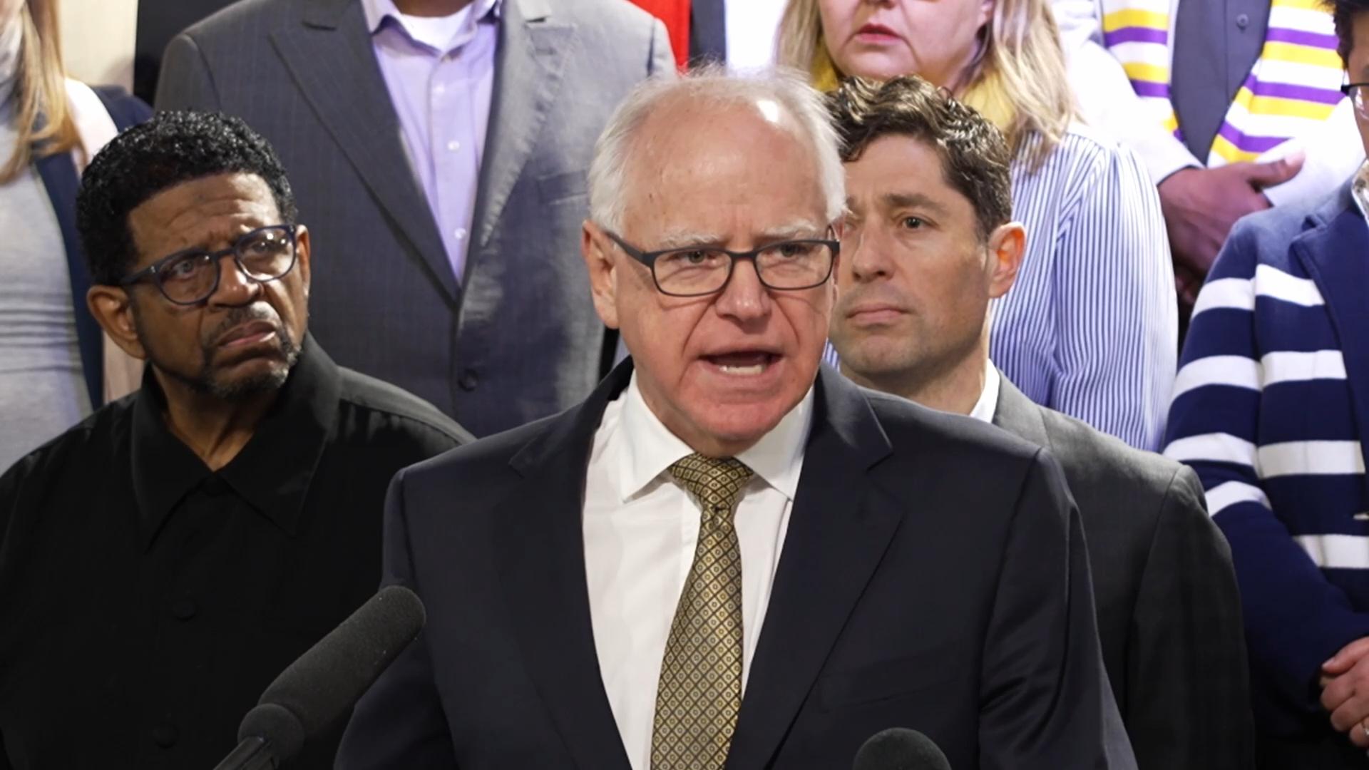 Tim Walz likens federal immigration crackdown to "war" on Minnesotans