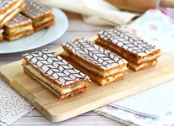 Mille-feuille à la vanille