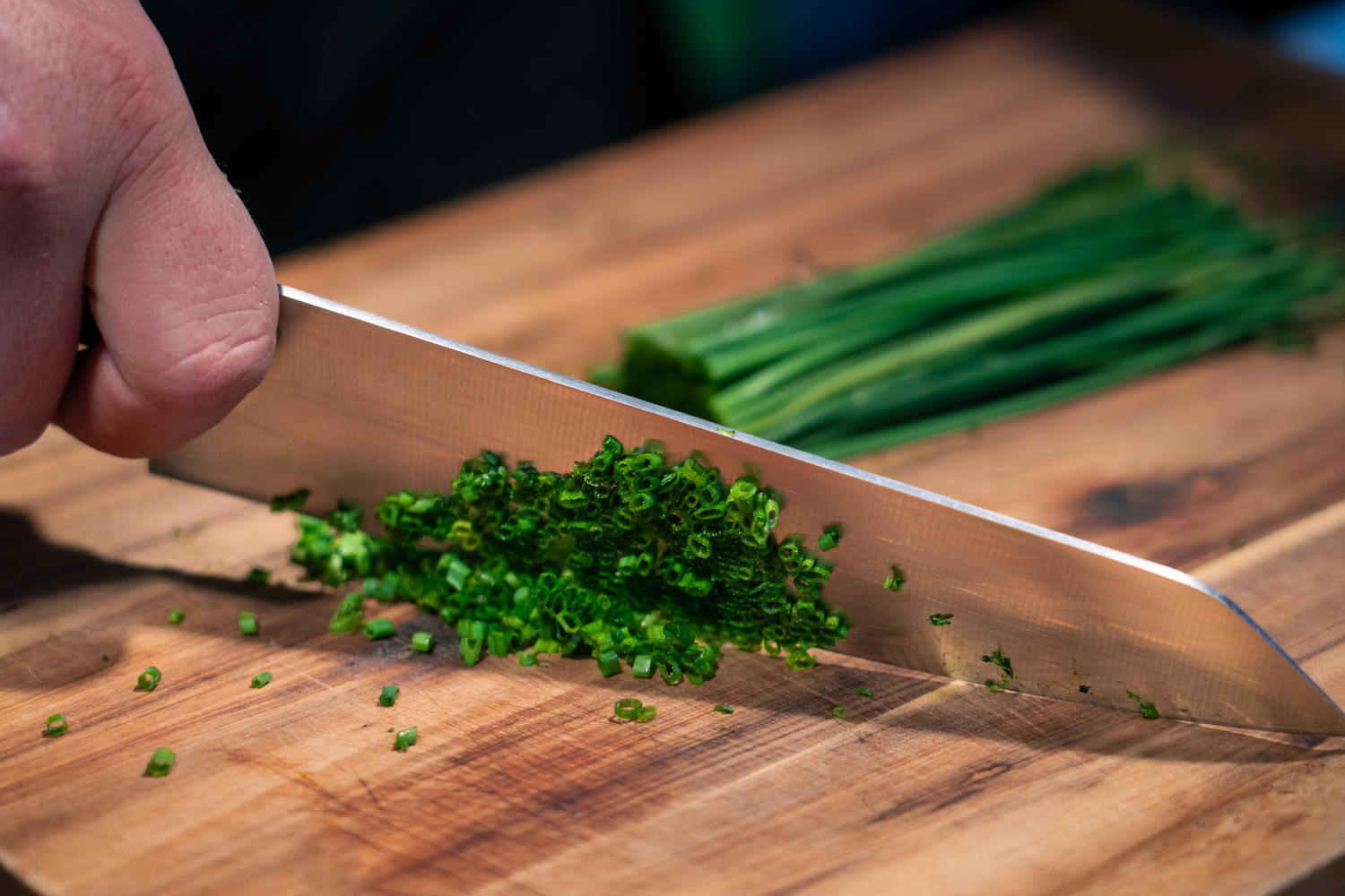 This man is cutting chives every day until they’re perfect. Has he ...