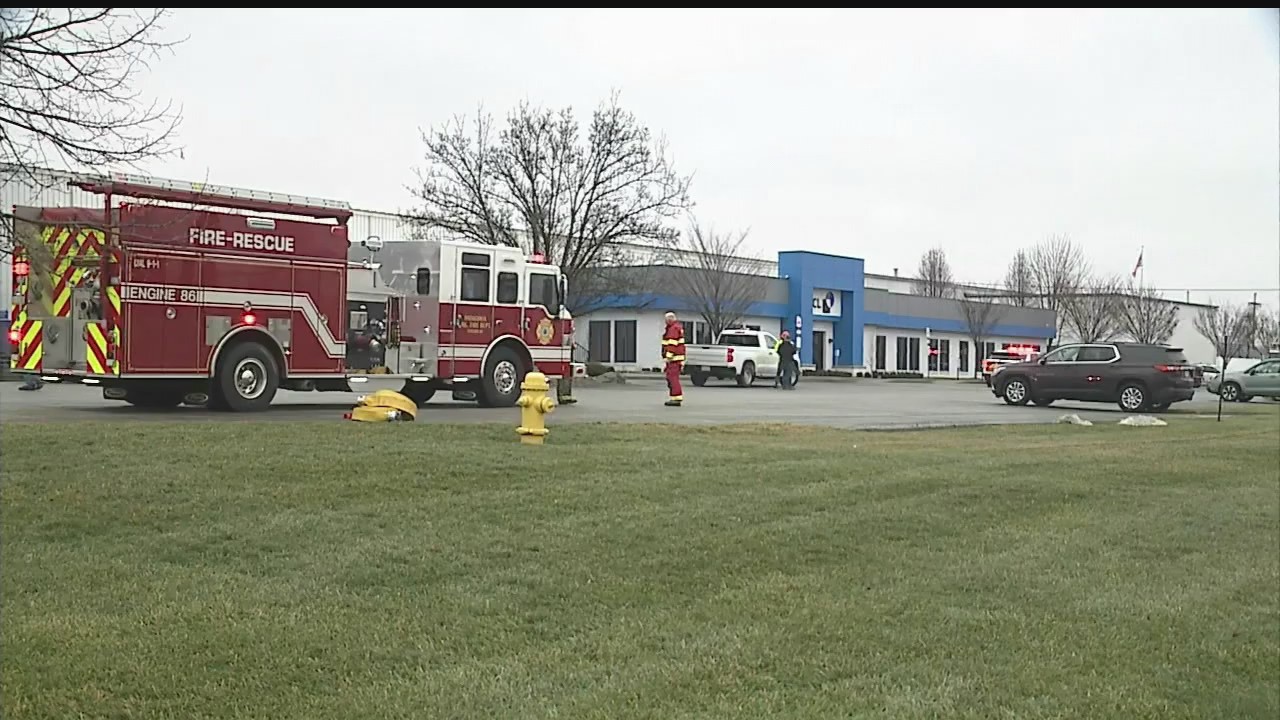 Explosion sparks fire at Hermitage business