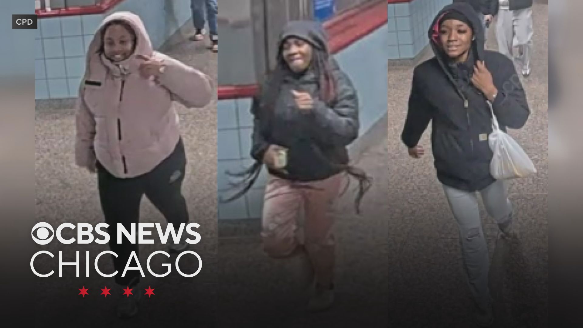 3 sought in armed robbery of woman at knifepoint on CTA Red Line train