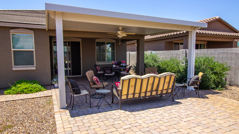 Add a luxurious look and feel to your outdoor space with a sleek patio ...