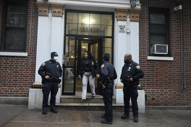 Woman, 47, shot dead in barrage of gunfire inside NYC apartment: cops ...