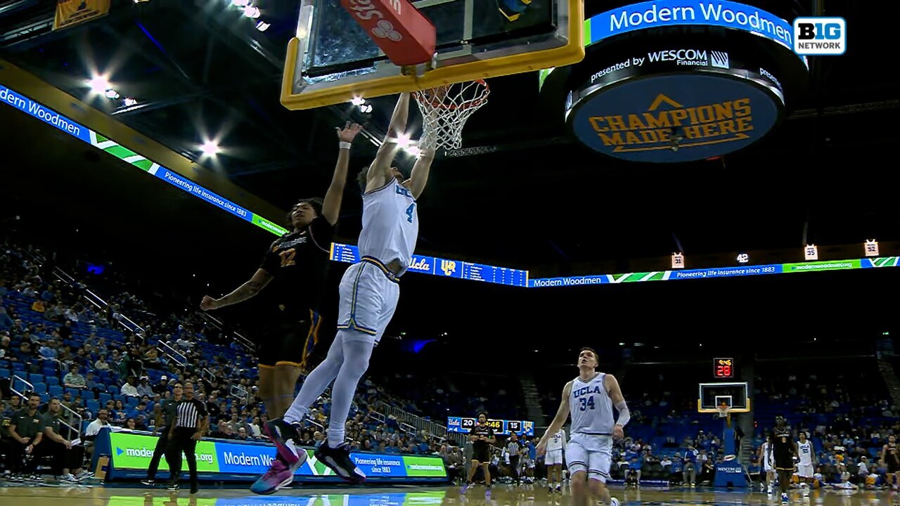Jamar Brown finishes dunk off steal, extending UCLA's lead over UC ...