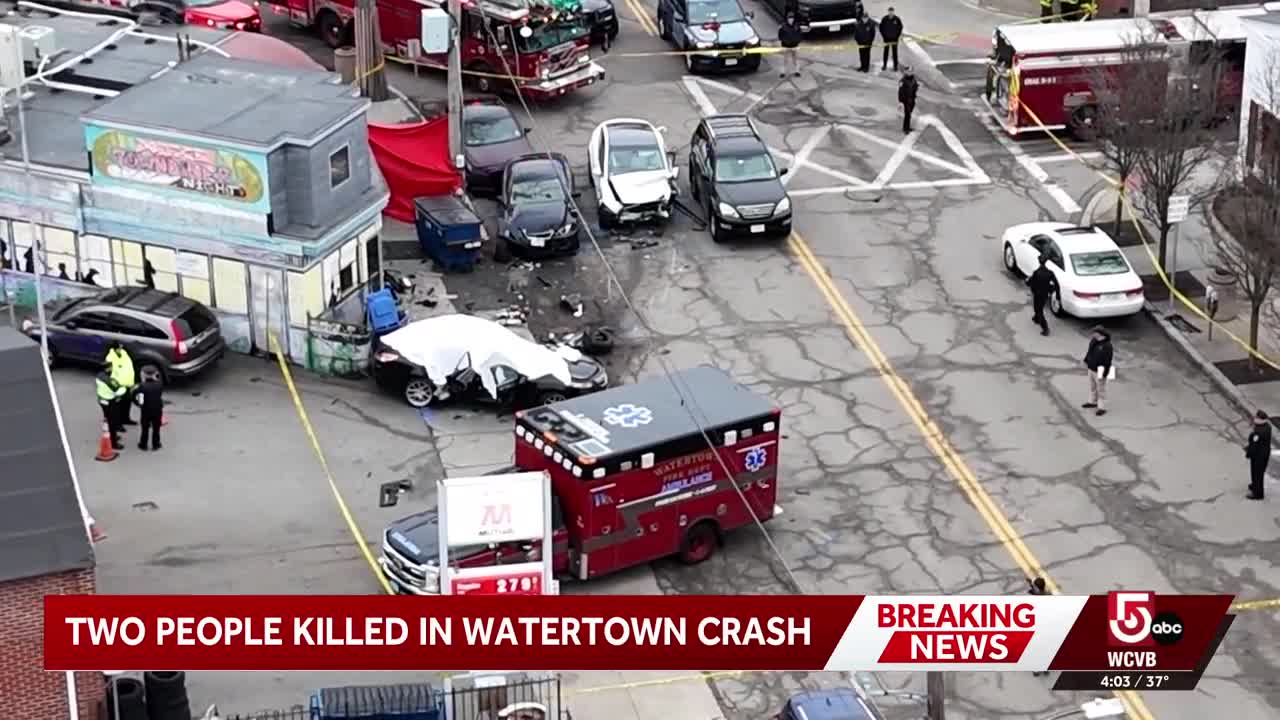 Two dead in Watertown multi-car crash