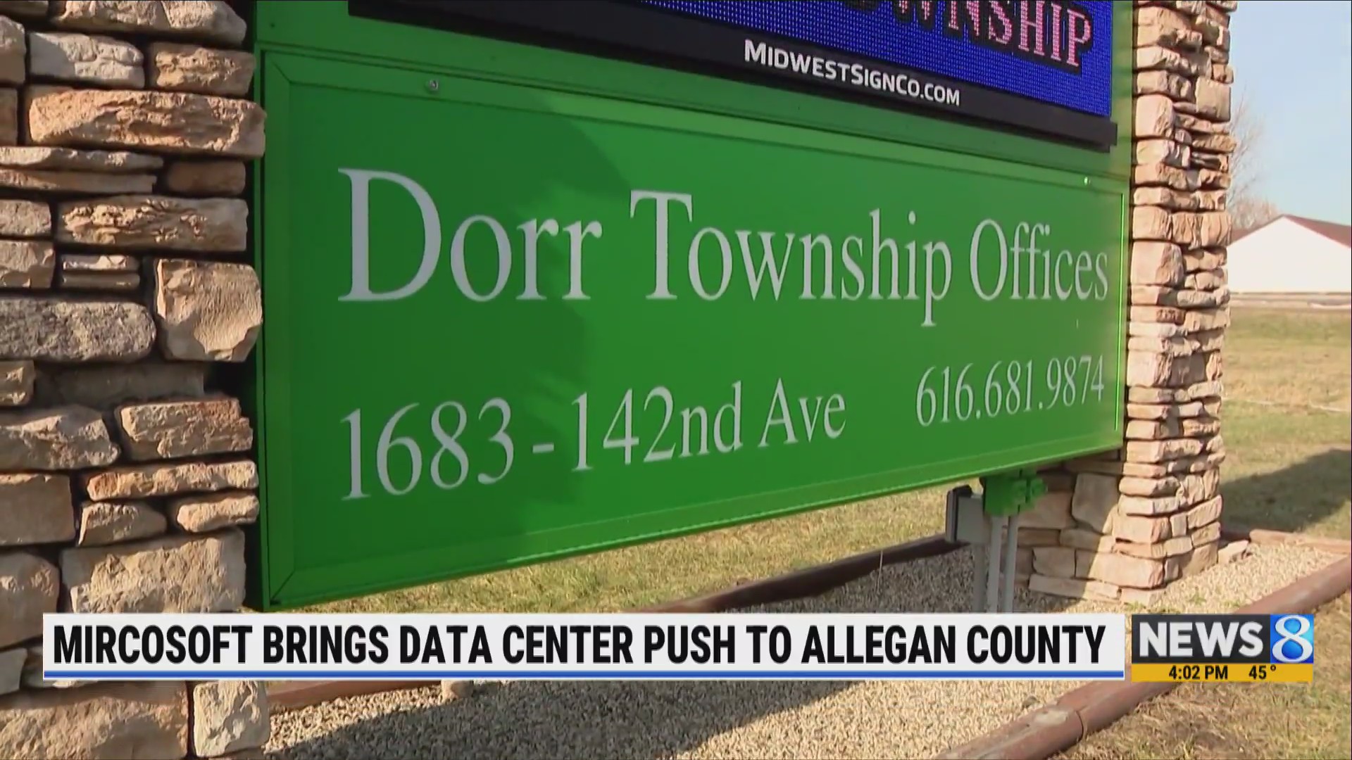 Microsoft brings data center push to Allegan County