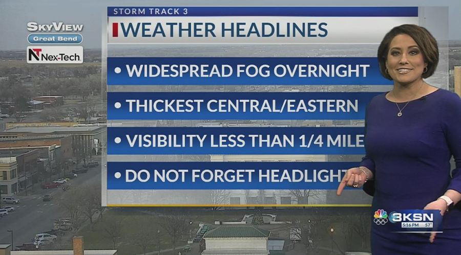 Storm Track 3 forecast: Foggy travel overnight into Christmas Eve morning