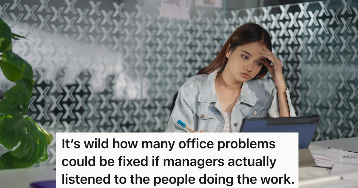 Employee rants about work problems and how easy they’d be solved, but ...