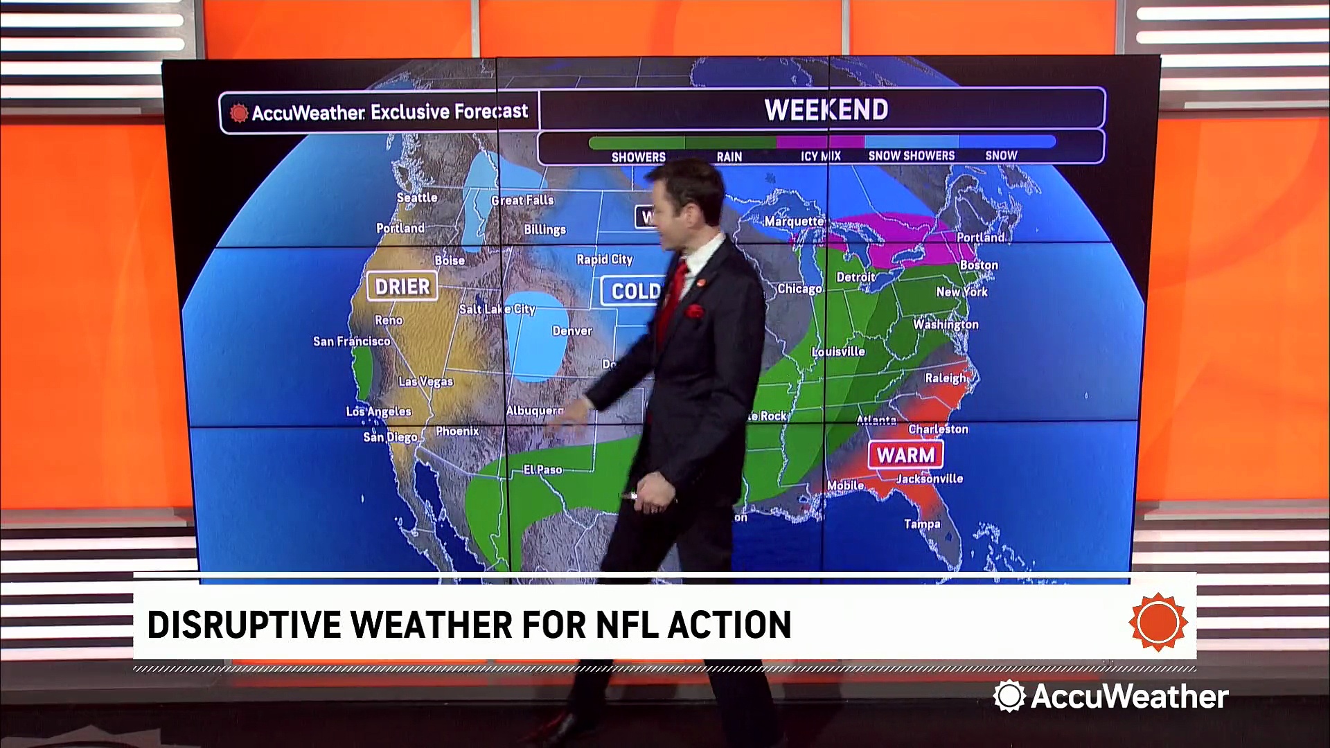 How this weekend's weather will affect the biggest football matchups