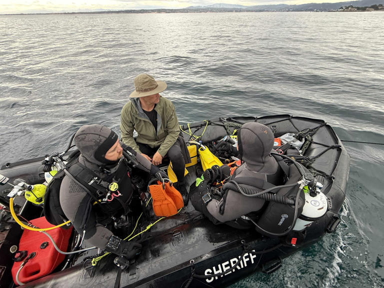 Sheriff’s dive team searches for swimmer missing after reported shark ...
