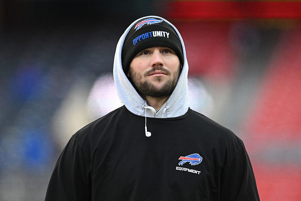 Josh Allen feels ready to play despite sore right foot