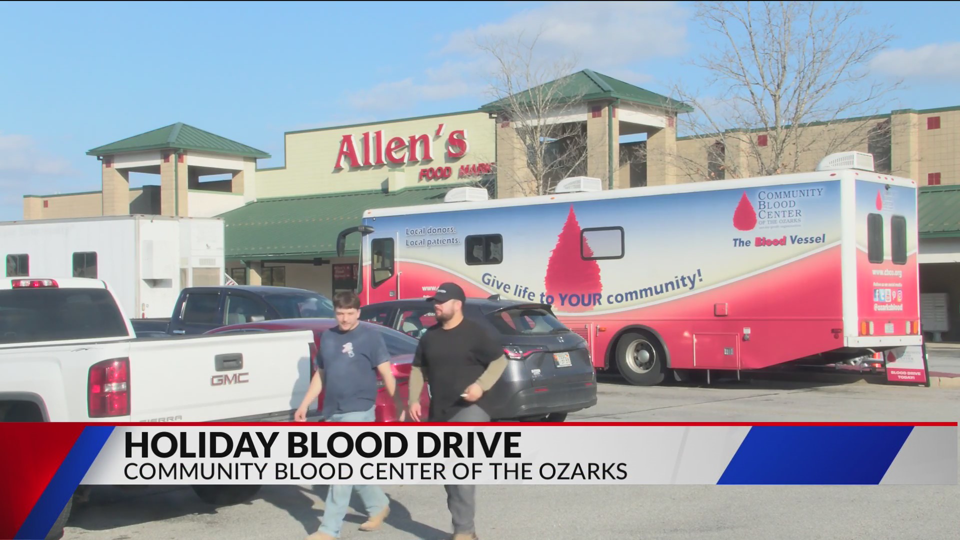 Community blood center host holiday blood drive