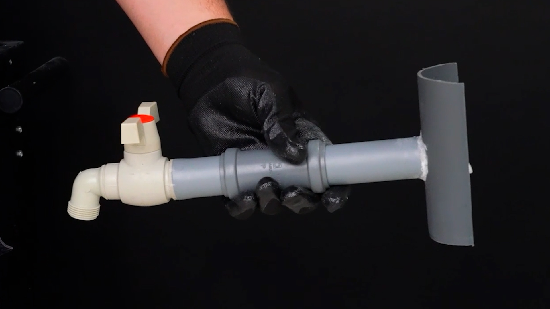 Joining tricks for PVC pipe connections