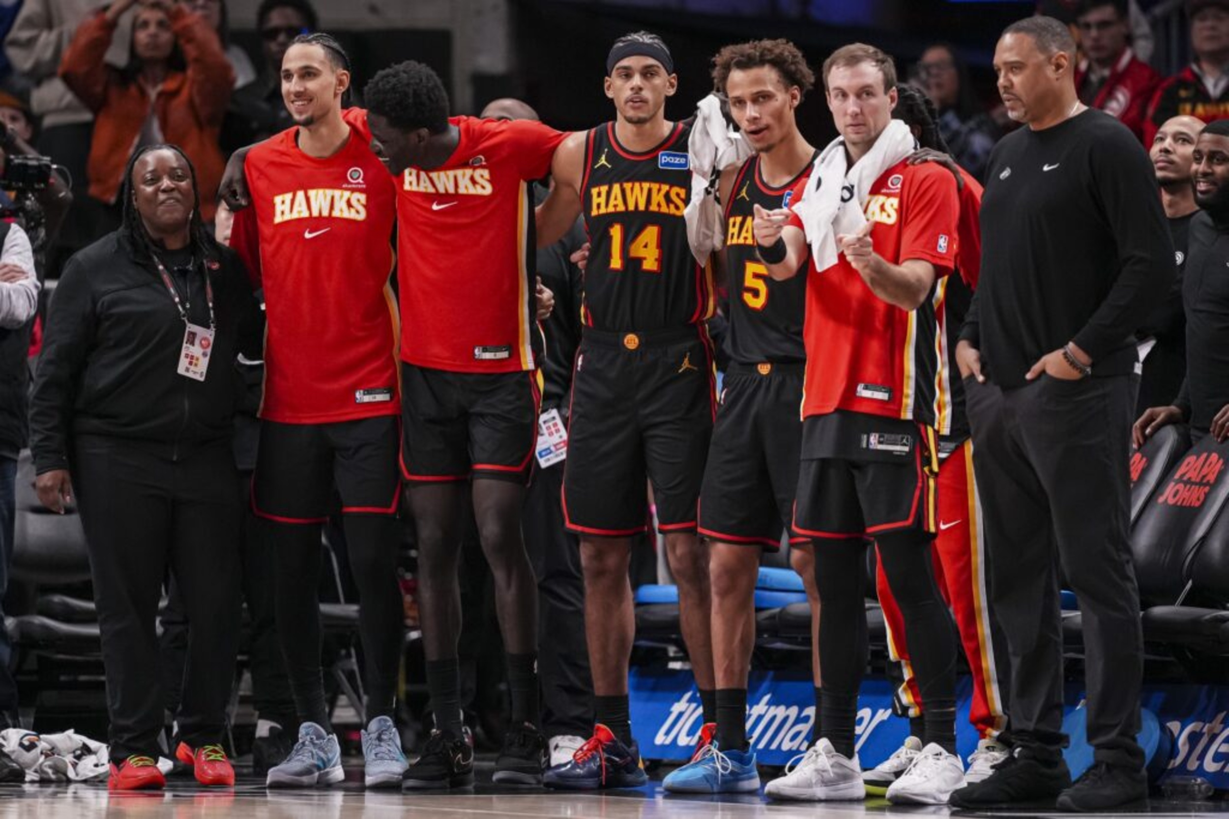 Hawks give young center best Christmas gift days before holiday