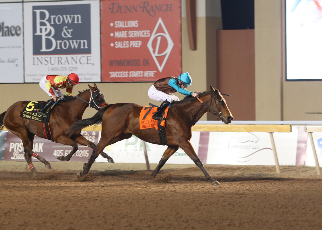 Miss Code West voted Remington Park’s horse of the meeting for third year