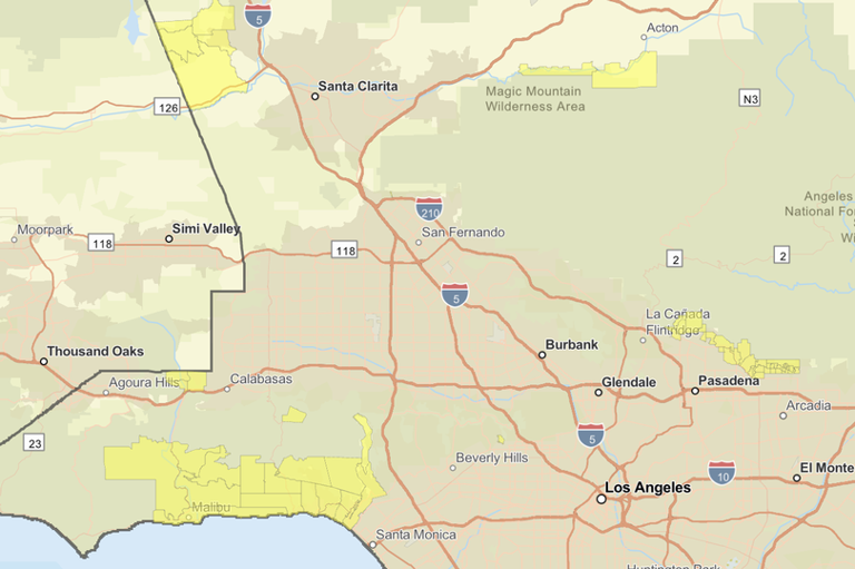 Dramatic map shows evacuation warnings for Los Angeles ahead of major ...