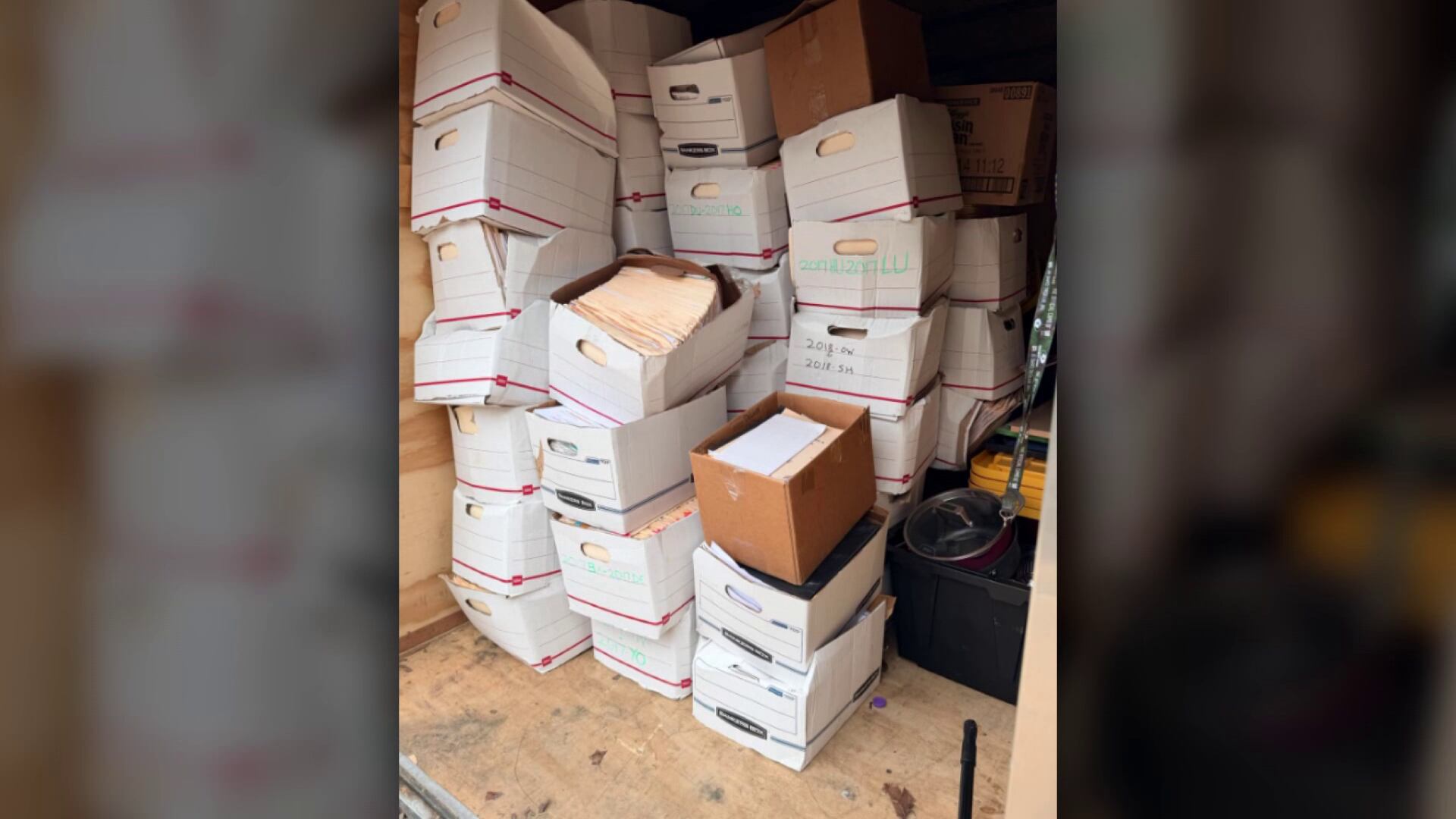 Thousands of medical records found in auctioned storage unit