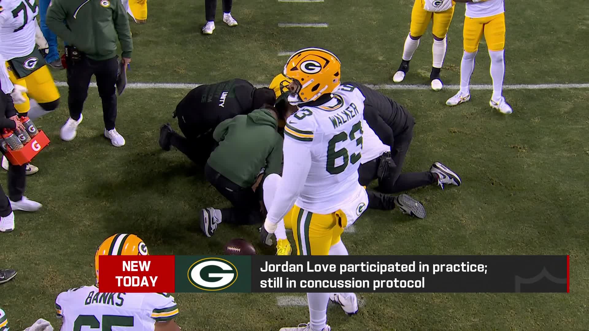 Jordan Love participated in practice, still in concussion protocol 'The ...