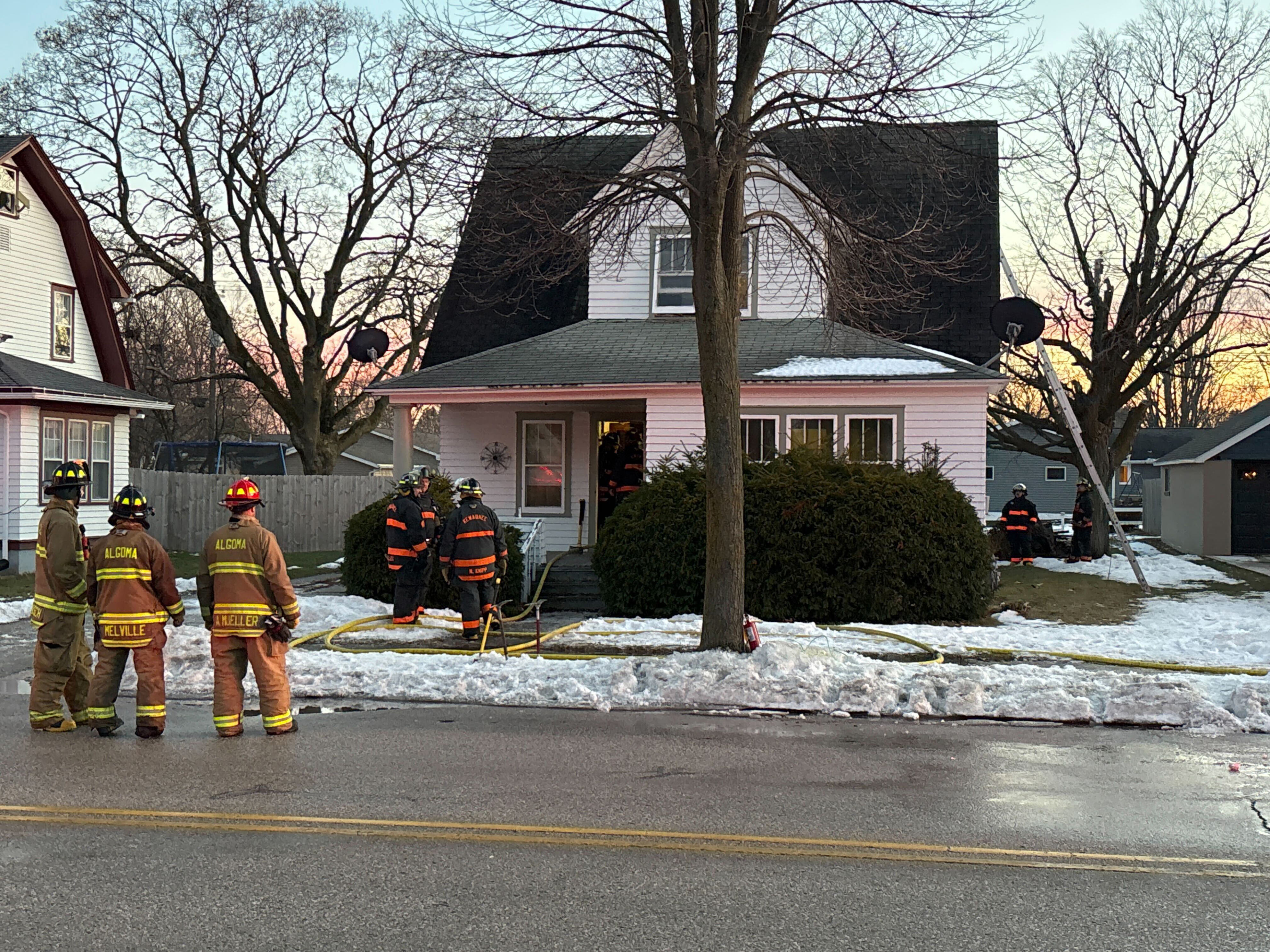 One person hospitalized following structure fire in Kewaunee