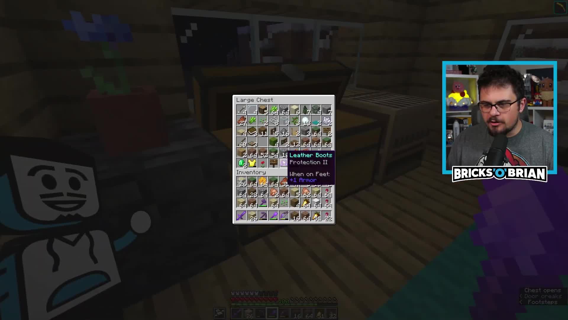 The big bee hive! - Episode 13 - Minecraft survival with Bricks 'O' Brian!